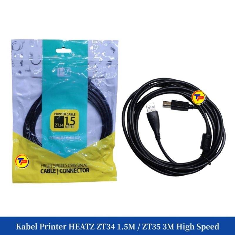 สายเคเบิ้ลเครื่องพิมพ์ Heatz ZT34 1.5 เมตร ZT35 ความเร็วสูง 3 เมตร ...