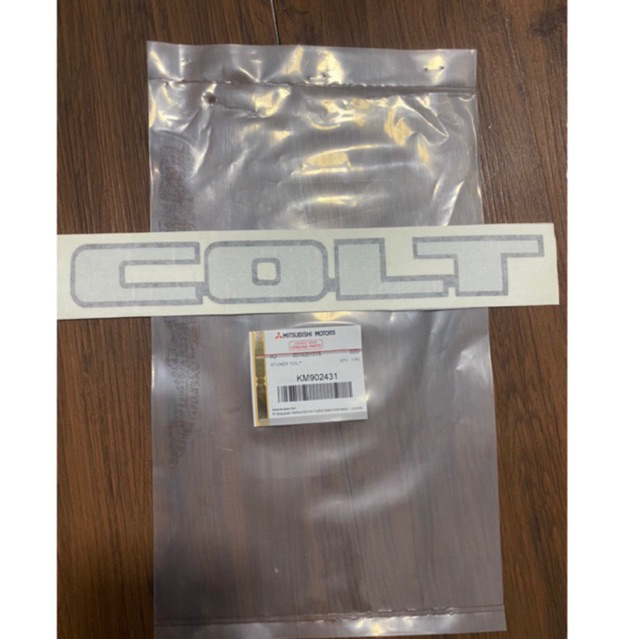 COLT L300 DIESEL FRONT WRITING STICKER / สติ๊กเกอร์ KTB KM "COLT ...