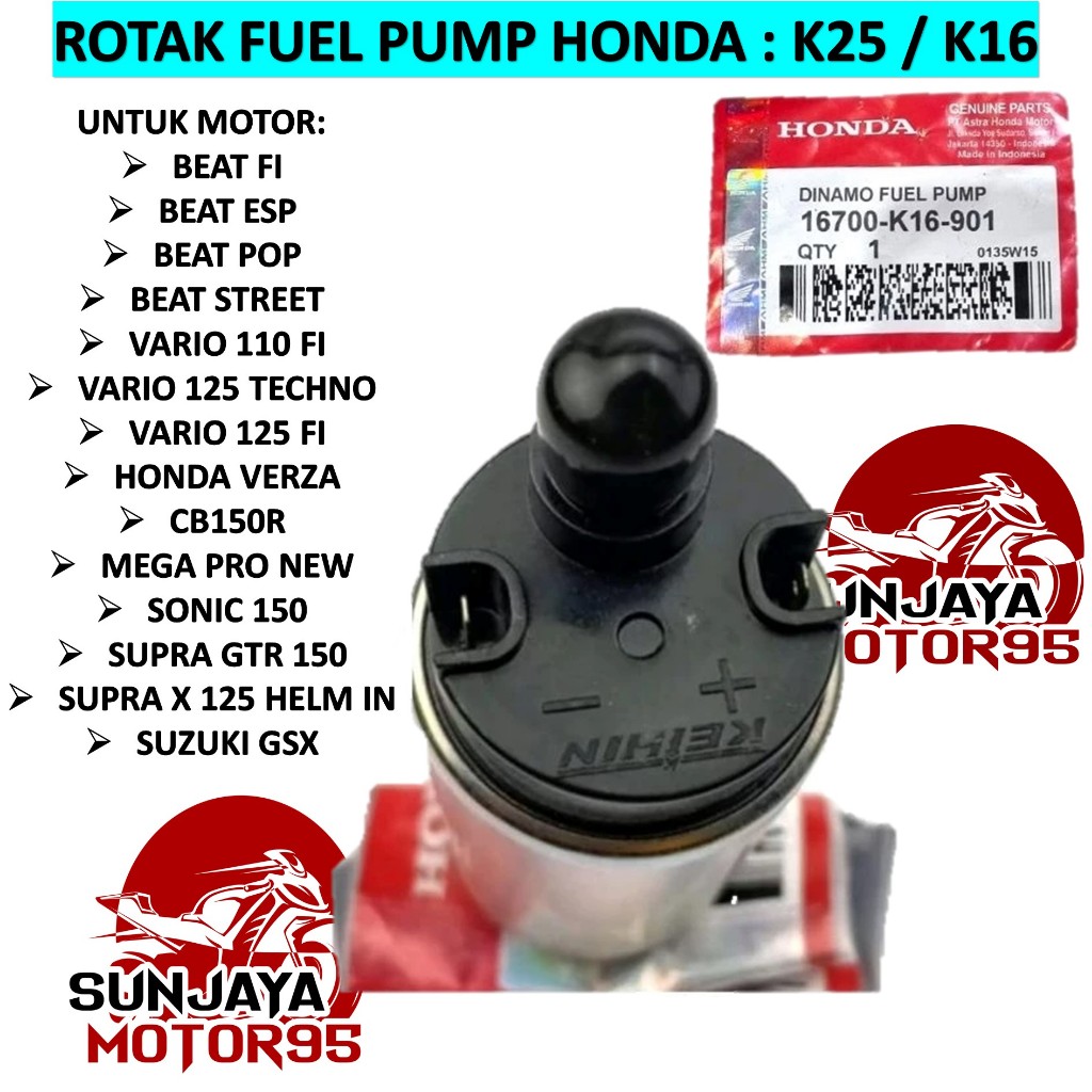 Rotak ปั๊มเชื้อเพลิง k16/k25 Beat fi eSP - Vario 110- Vario 125 ...