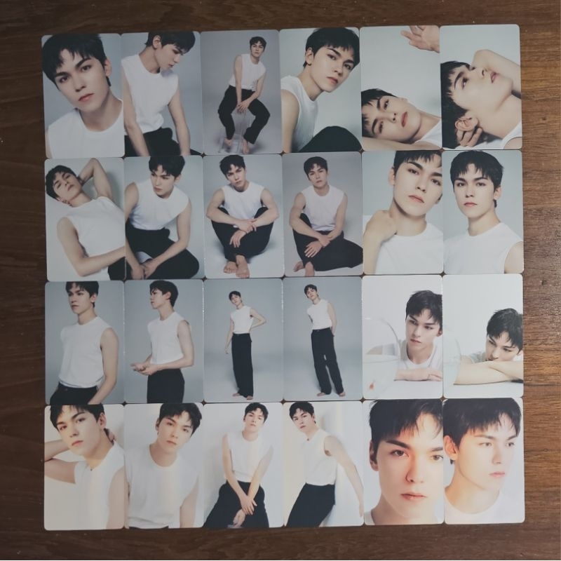 Official Photocard Vernon Seventeen Best Album [17 is Right Here] DEAR ver. หนังสือเล่มเล็ก ...