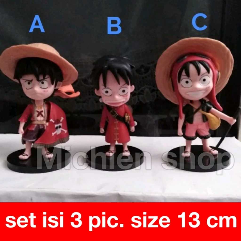 One Piece Luffy Car Dashboard Display Set 3 in 1 รูปตกแต ่ ง | Shopee ...