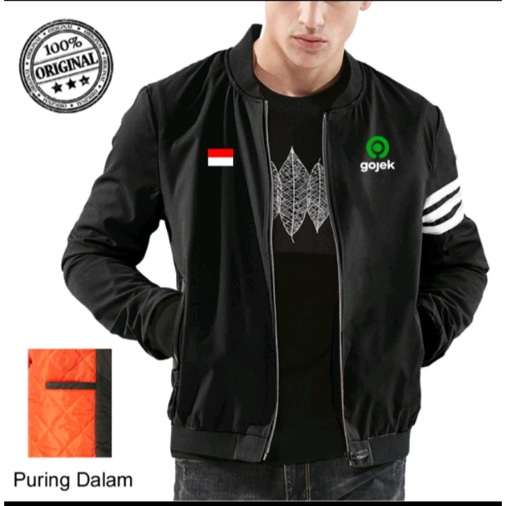 ล่าสุด Gojek Slimfit Bomber Jacket/latest Go jek Jacket 2024/แจ็คเก็ต ...