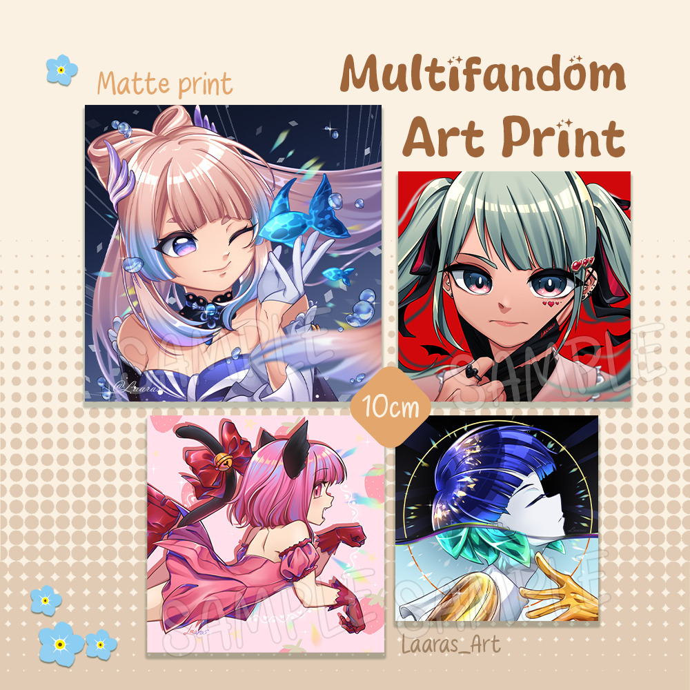 [ Clearance ] Art Print multi fandom - Genshin impact - Tokyo mew mew ...