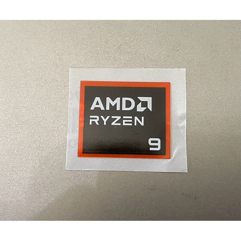 ต้นฉบับใหม่ล่าสุด 2024 AMD Ryzen 9 8th gen logo Sticker | Shopee Thailand