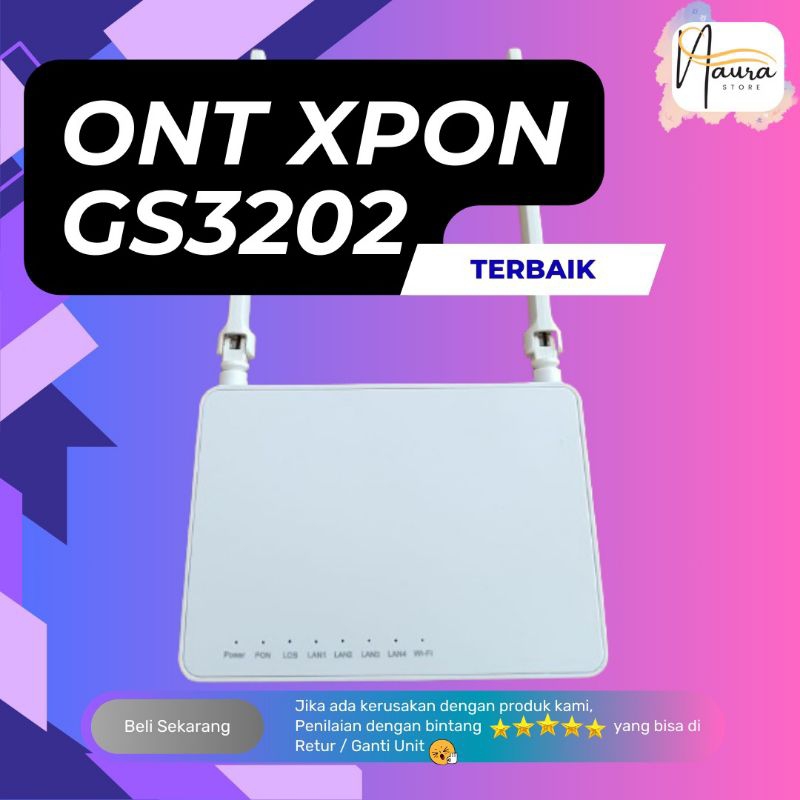 Ont XPON GS3202 โทรและ GPON ได้ [สภาพใหม่] 1 SSID | Shopee Thailand