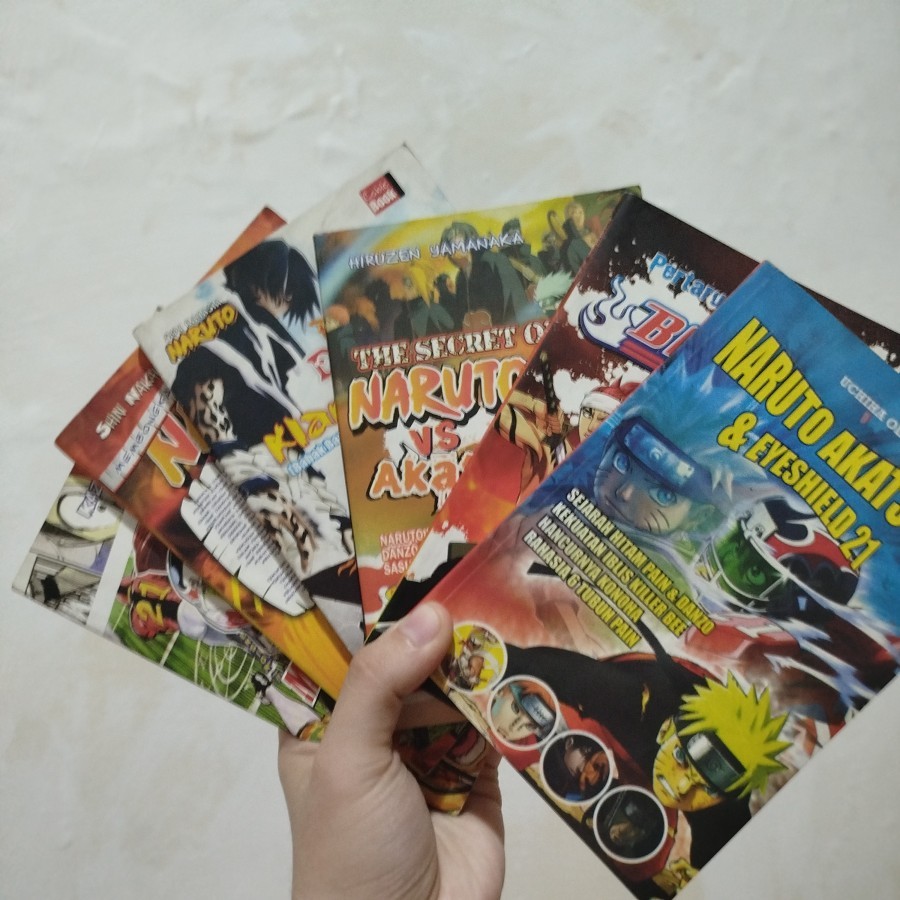 Naruto Eyeshield Bleach Data Book 21 สุ่มชุดหนังสือ 6 เล่ม | Shopee ...