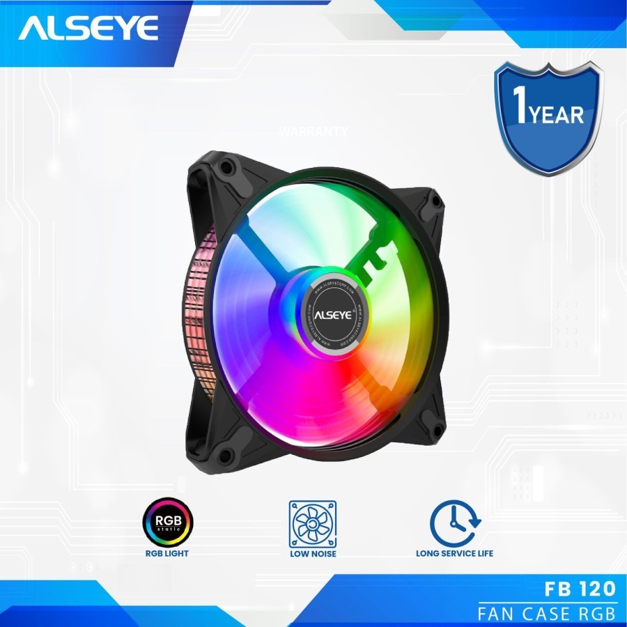 Alseye FB120 RGB CPU Casing Fan 12ซม | Shopee Thailand
