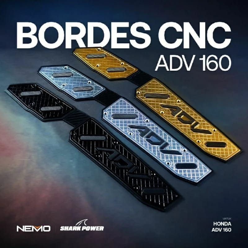 Honda ADV 160 CNC Shark Power พักเท้าอลูมิเนียม | Shopee Thailand