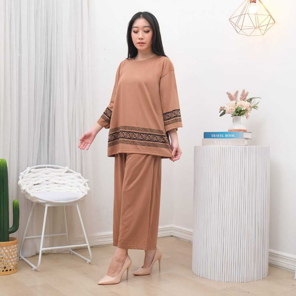 One Set Batik Ld 120 เสื้อสูทผู้หญิงและกางเกง | Shopee Thailand