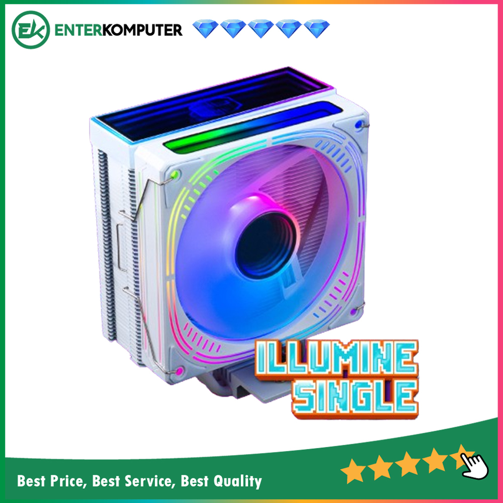 Cube GAMING ILLUMINE - Mirror RGB TOP Cover - ท่อความร้อนทองแดง 4 เส้น ...