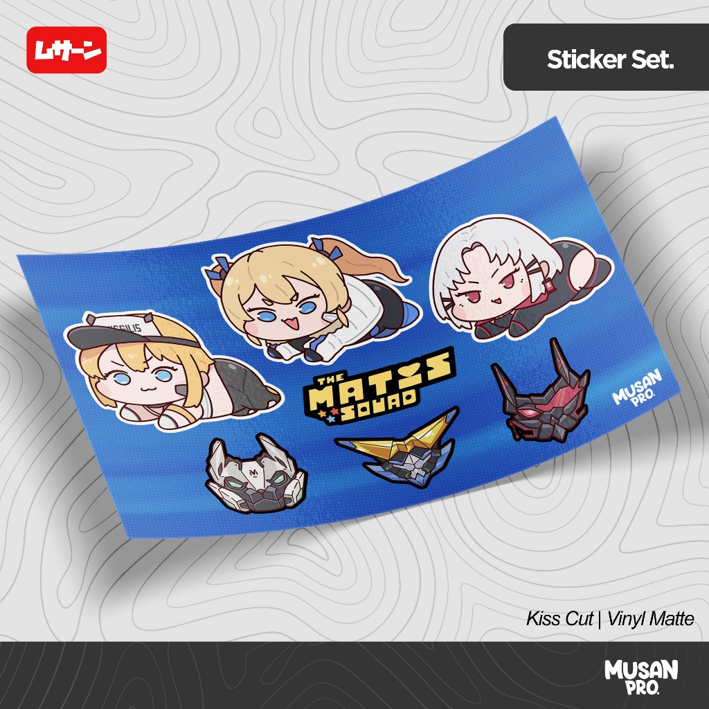 NIKKE Sticker Set - Mamatis Squad - Musan | Shopee Thailand