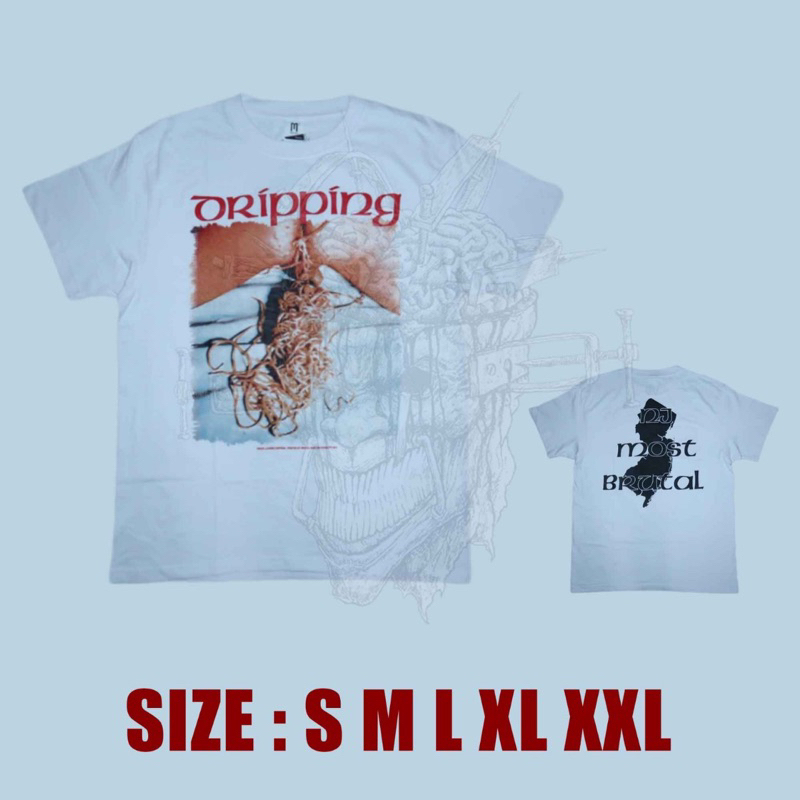 Dripping Nj สีขาวโหดที่สุด - TSHIRT TS ORIGINAL | Shopee Thailand