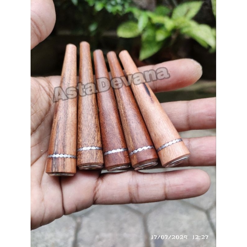 Kayu Setigi Wood Pipe ring รุ่น+แหวน 7-8ซม. ตรง | Shopee Thailand