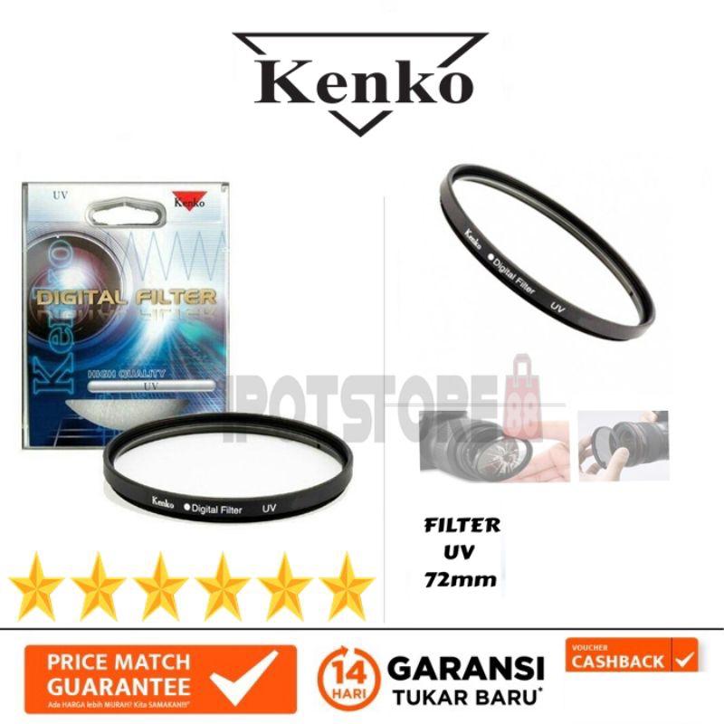 Kenko UV Filter 72mm Digital High Quality UV Filter | Shopee Thailand