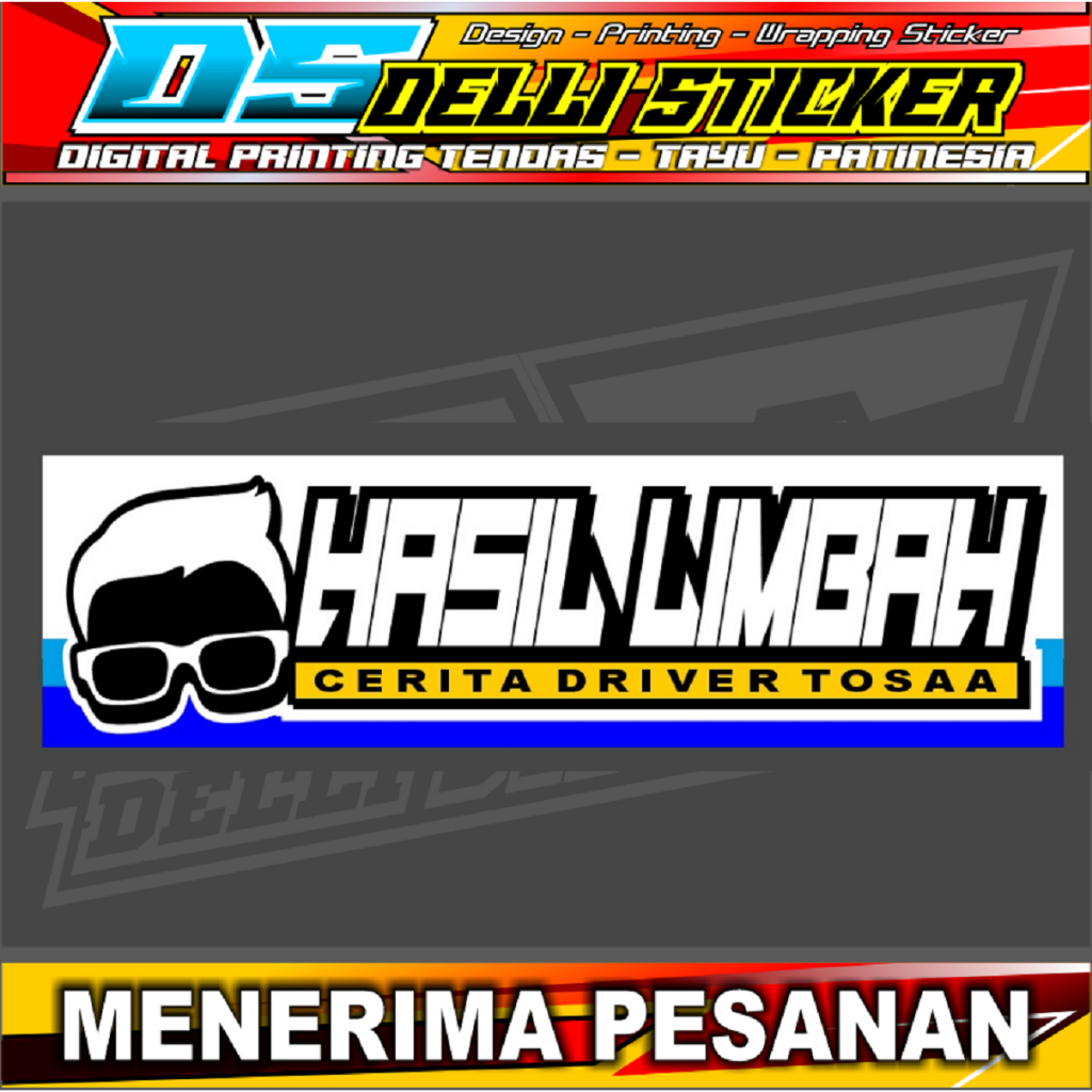 สติ๊กเกอร์ติดพรมรถบรรทุก ขนาด 75x25 และสามารถออกแบบได้ฟรี | Shopee Thailand