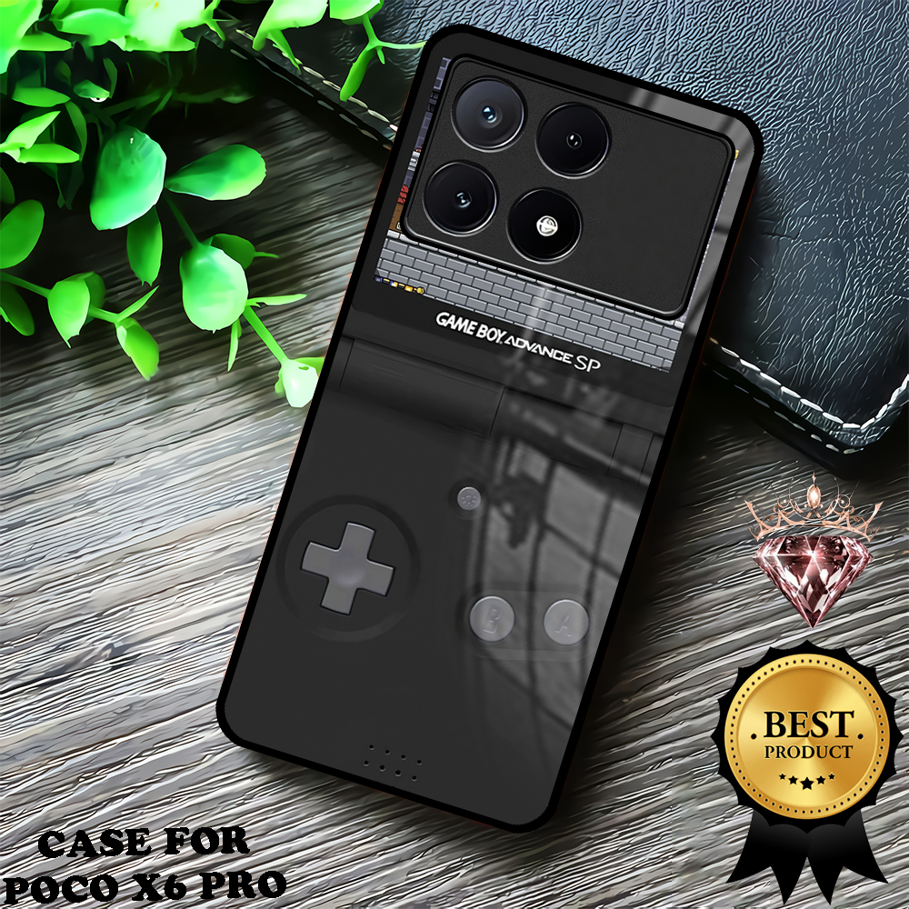 เคส HP Poco X6 Pro กลิตเตอร์ | [NB34] Glossy Pic HD Casing Game Boy ...