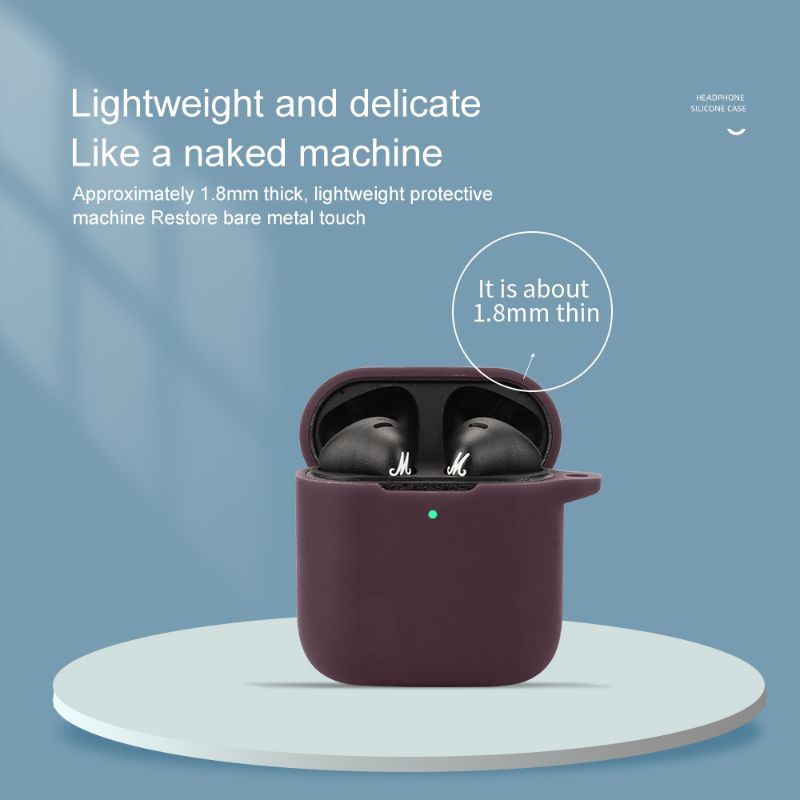 เคสปลอกซิลิโคน Marshall MINOR IV 4 TWS+Carabiner | Shopee Thailand