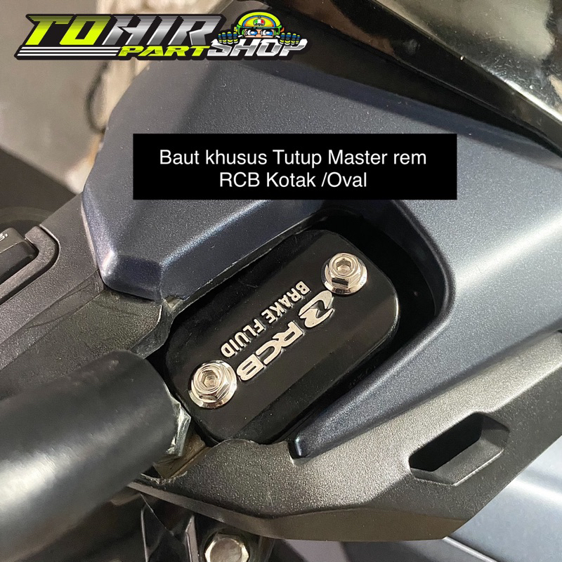 RCB BOX/OVAL สลักเกลียวหมวกเบรกหลักสแตนเลส (2 ชิ้น) | Shopee Thailand