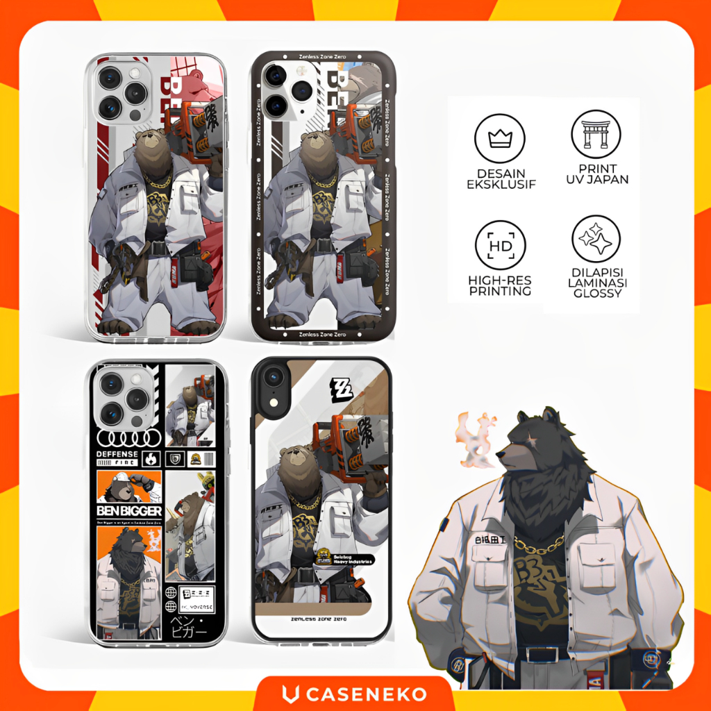 เคสแบบกําหนดเอง Ben Bigger Zenless Zone Zero ZZZ Casing Phone HP 2 ...