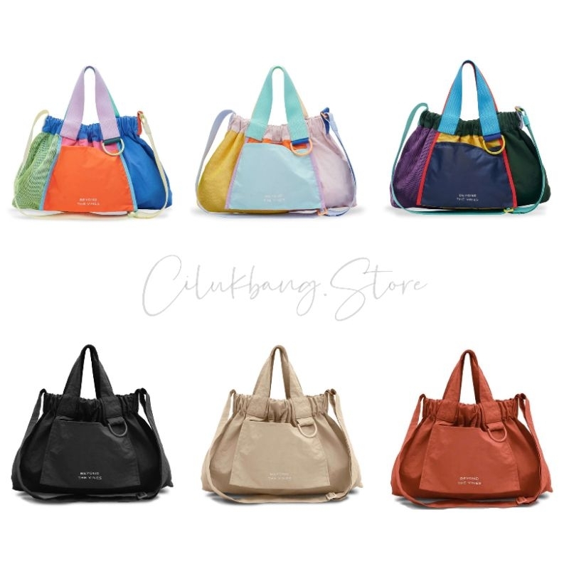 Btv beyond the vine XS Dumpling Bag Backpack BTV Panelled Dumpling ...