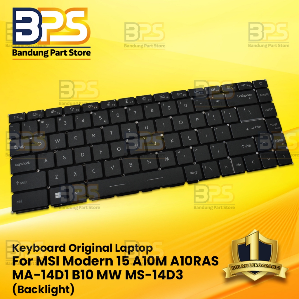 Tombol คีย์บอร์ดสําหรับ MSI Modern14 A10M A10RAS MS-14B3 B11S MA-14D1 B10 MW MS-14D3 ปุ่ม ...
