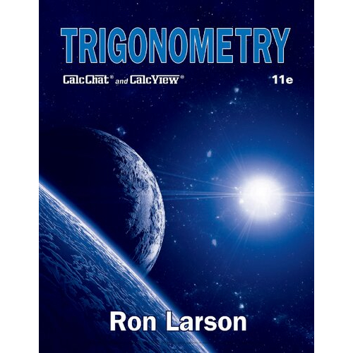 Trigonometry CalcChat และ CalcView 11E Ron Larson | Shopee Thailand