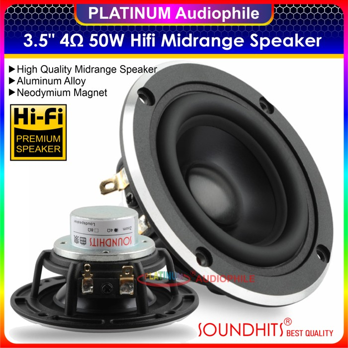 ลําโพง Midrange 3.5 นิ้ว Mid-Range 3" Mid Hifi Premium Soundhits SM ...