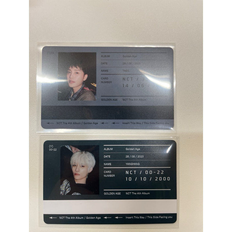 การ์ด Pc nct id taeil yangyang อายุทอง | Shopee Thailand