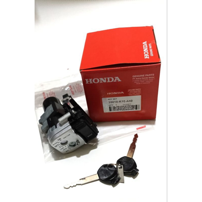 Scoopy FI ASSY KEY SET K16 ORIGINAL CONTACT KEY | Shopee Thailand