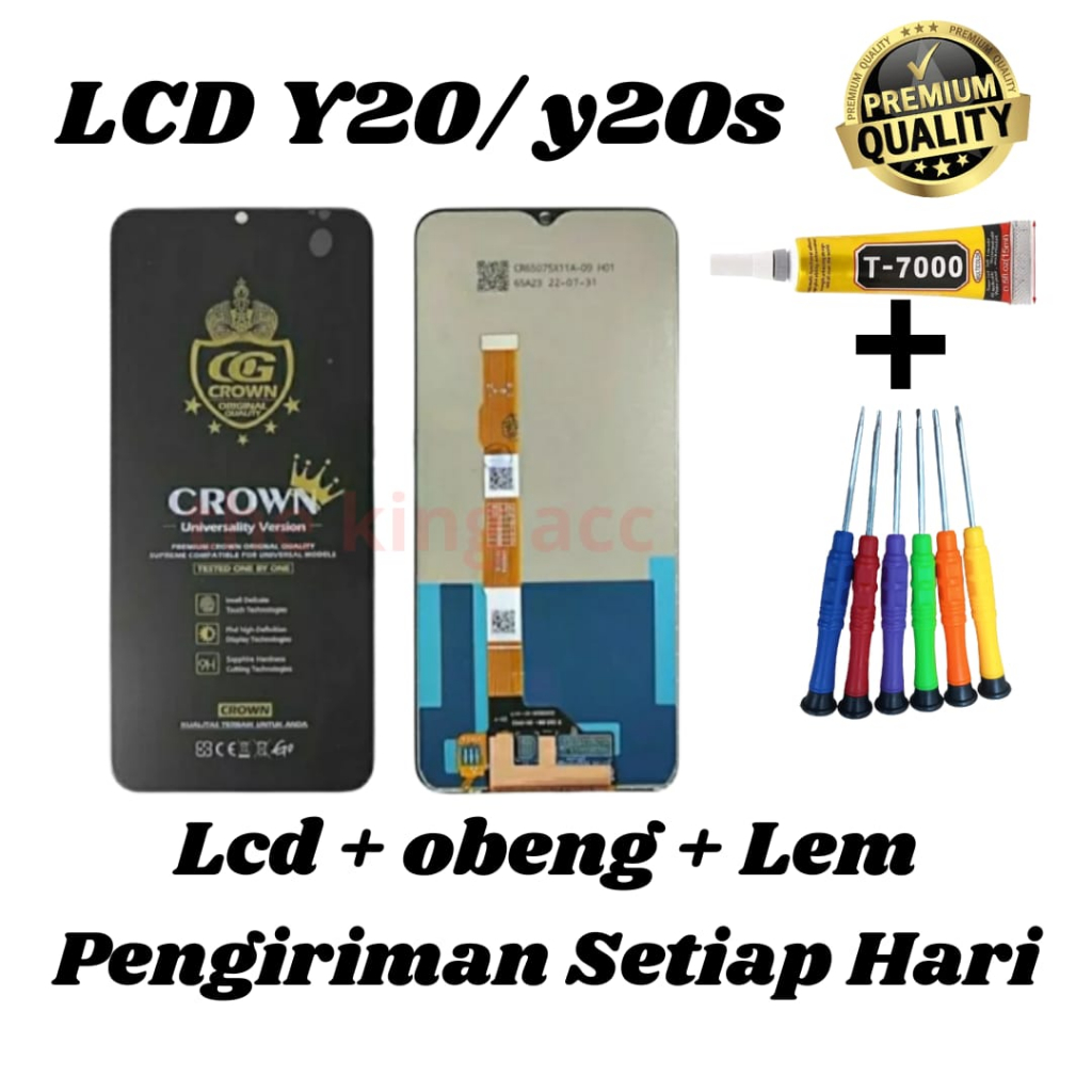 หน้าจอสัมผัส Lcd Vivo Y20 / Vivo Y20S ของแท้ (แถมกาว Lcd + ไขควง) | Shopee Thailand