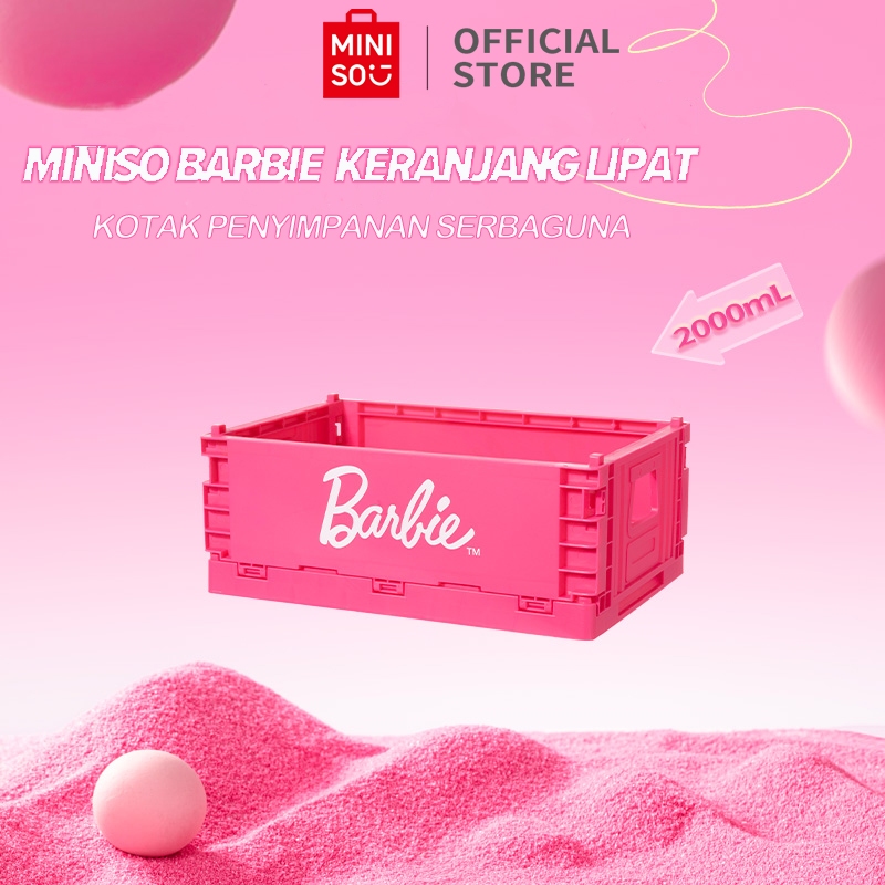 Miniso Barbie Box Organizer Storage Box กล่องเก็บของอเนกประสงค์ ตะกร้า ...