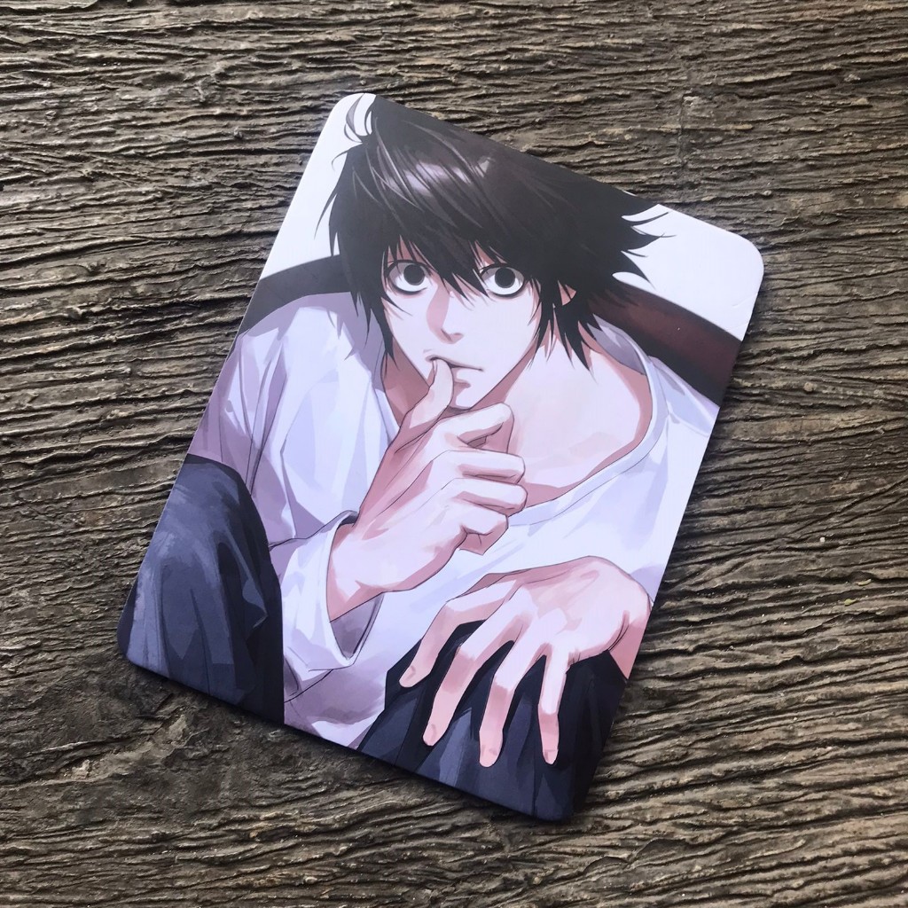 คุณภาพสีเต็มรูปแบบ Deathnote L กฎหมาย แผ่นรองเมาส์อะนิเมะ uk 22x17 ซม. ...