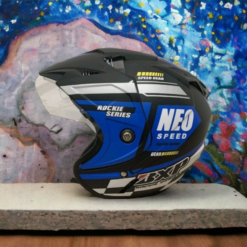 11.11 GL Neo Speed Helmet Matte Blue - หมวกกันน็อคแก้ว 1 อัน ...
