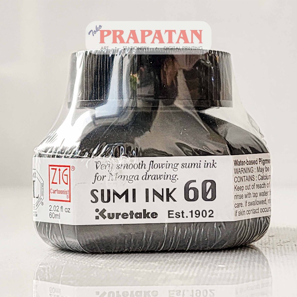 Zig Kuretake Sumi หมึกดํา 60 | หมึกมังงะ | Shopee Thailand