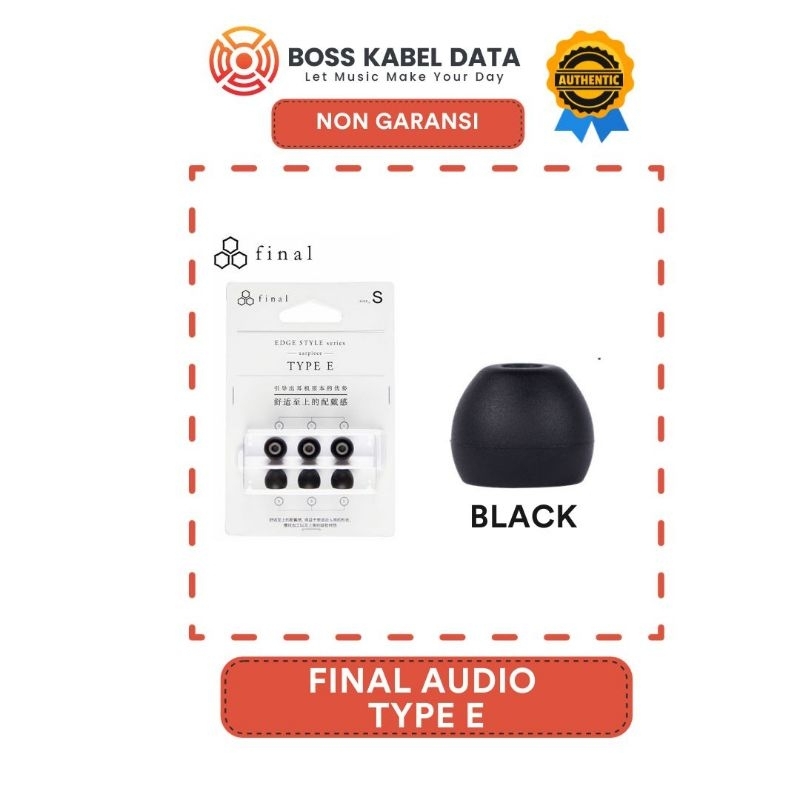 จุกหูฟัง Final Audio Type E Silicone Soft Premium | Shopee Thailand