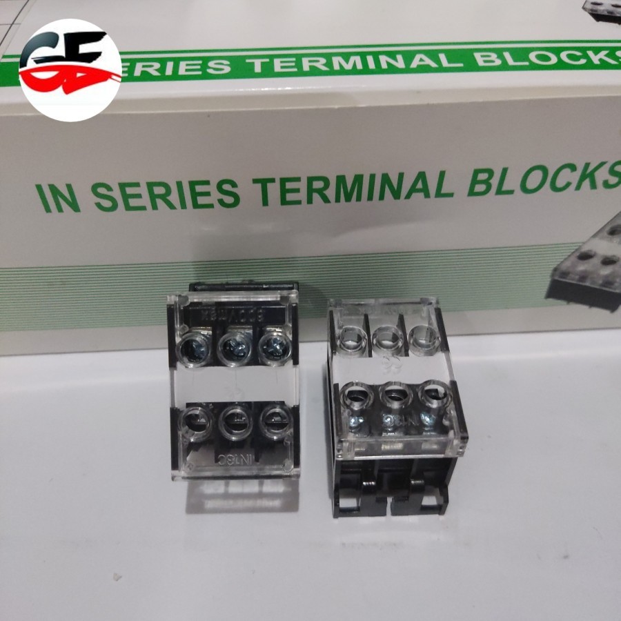 เทอร์มินัล BLOCK DIN RAIL 3 POLE PIN 20A TYPE IN-13 3P 3P 3P 3Pin IN13 ...