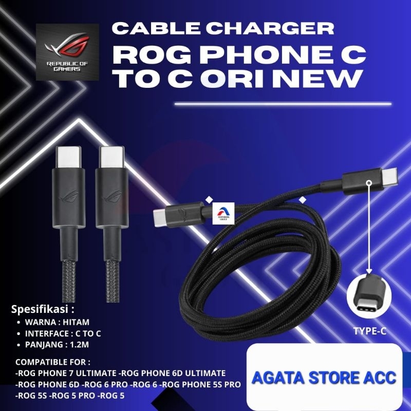 Rog phone 5 5s 6 7 Ultimate Charger Cable / โทรศัพท์ Rog 8 HyperCharge ...