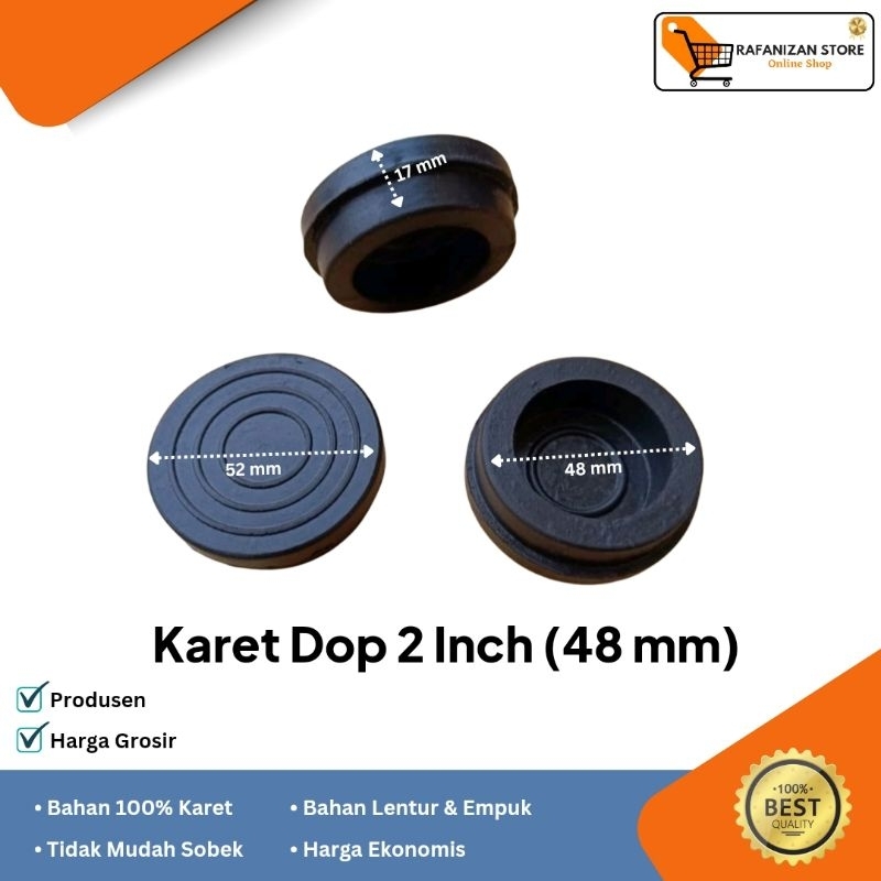 ขายาง DOP 2 INCH/48 MM ขายางเก้าอี้พับได้ PIPE CLOSE | Shopee Thailand