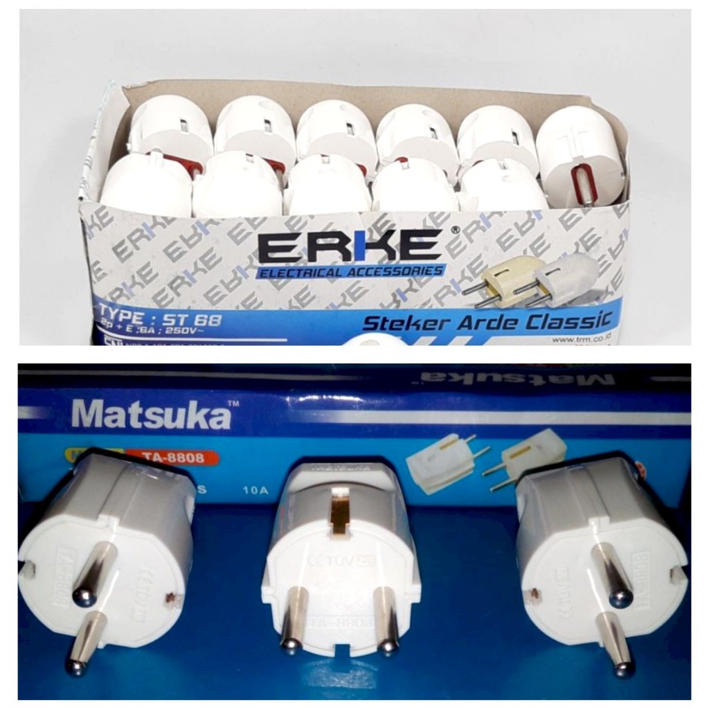 ปลั๊กกราวด์ Matsuka TA-8808/ ปลั๊ก ERKE ST-68 | Shopee Thailand