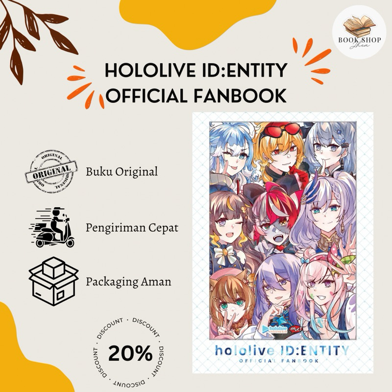 Hololive Id: Entity Official Fanbook | Shopee Thailand