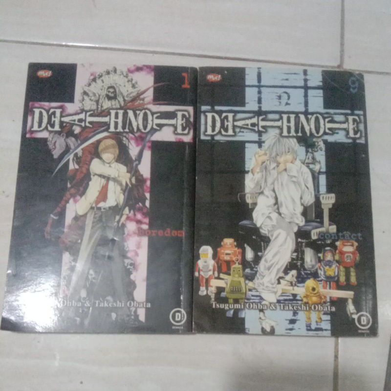 หนังสือการ์ตูน DEATH NOTE 1 และ 9 | Shopee Thailand