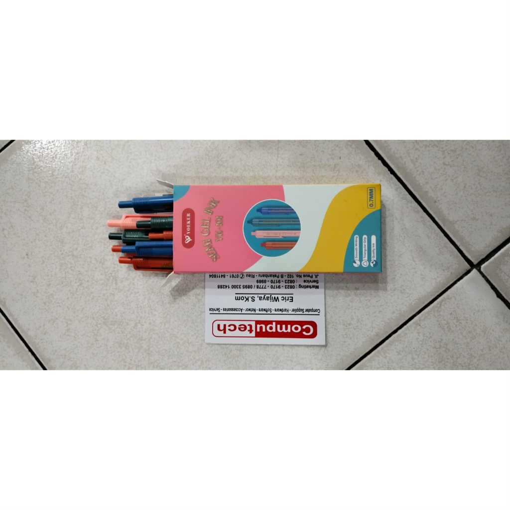 SEMI GEL INK PEN YK-101 YOEKER O.7MM/กล่อง | Shopee Thailand