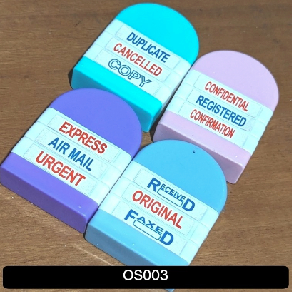 1 ชุด/4ชิ ้ น Office Stampel 3 in 1 Corporal Letter | Shopee Thailand