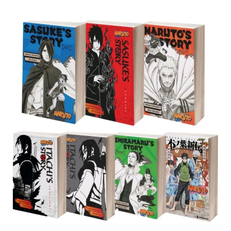 (ภาษาอังกฤษ & อินโดนีเซีย) นิยายเรื่อง Light novel Naruto Shinden Story ...