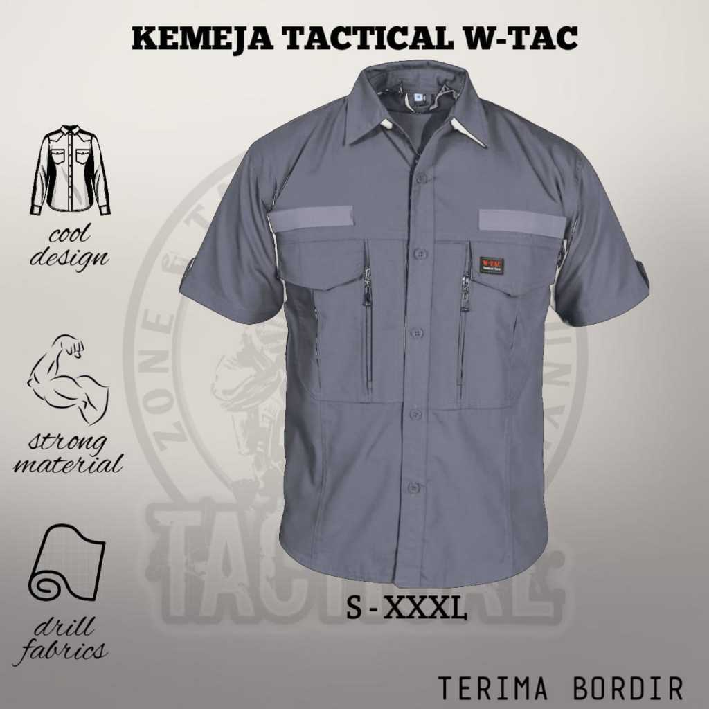 Kemeja Pdl TACTICAL CLOTHES SHORT SLEEVES WTAC RIPSTOP OUTDOOR FIELD ...