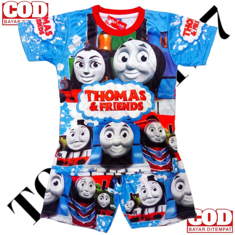 Thomas AND FRIENDS เสื้อผ้าเด็กการ์ตูนใหม่/THOMAS KERATA เสื้อผ้าเด็ก ...
