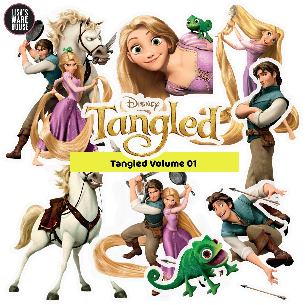 สติ๊กเกอร์ Disney Tangled Volume 01 | Shopee Thailand