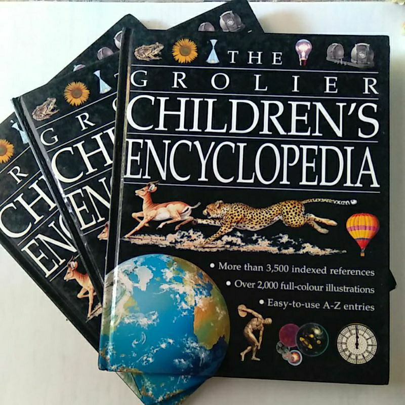 สั่งซื้อล่วงหน้าสารานุกรมสําหรับเด็ก Grolier | Shopee Thailand