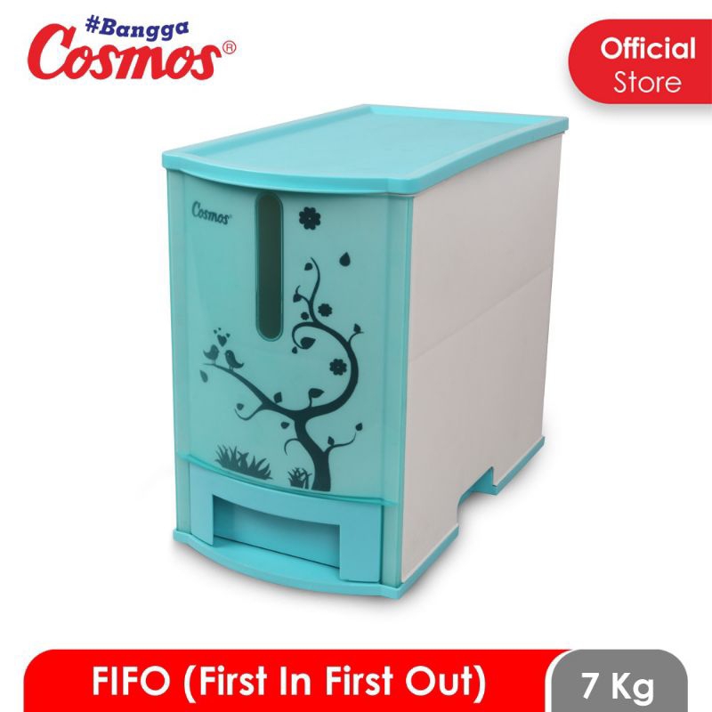 Cosmos Rice Box FIFO Rice Box First In First Out 7 Kg BUNDAI-007 ...