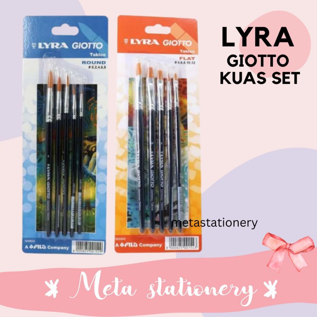 ชุดแปรงทาสี ลงสี ลงสี ลงสี Lyra Giotto (5 ชิ้น) | Shopee Thailand